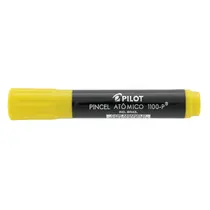 Pincel Marcador Permanente Ponta Chanfrada Pilot Atômico 1100P Amarelo ...